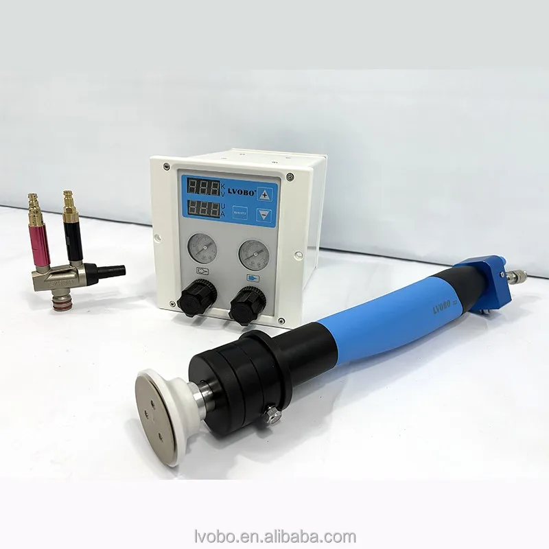LVOBO PLC-Controlled Automatic Rotary Cup Electrostatic Spray Gun Steel ...
