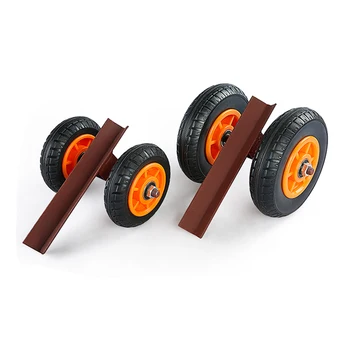 Heavy Duty Stone Handling Trolley Manual Handling Rubber Wheel Trolley ...