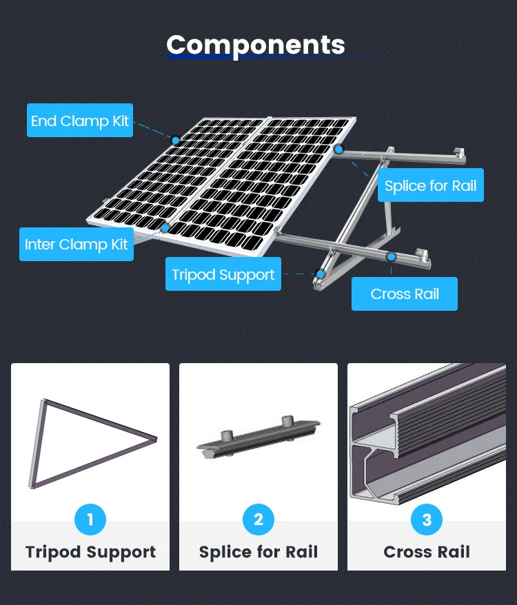 Waterproof Design Solar Panel Bracket Mounting Structure For Aluminum ...