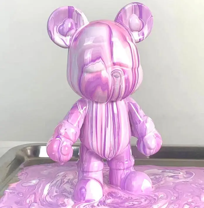 DIY Bear Resin Figurine for Kids - Customizable Crafts & Art
