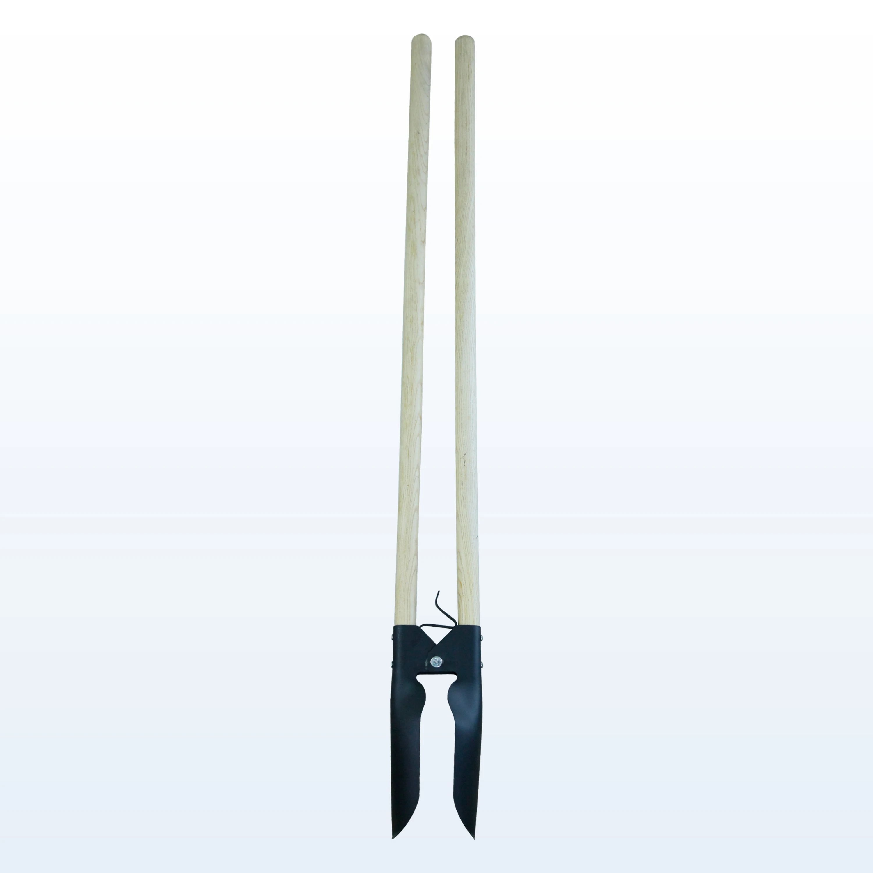 Manual Post Hole Digger With Wooden Handle - Buy Soil Hole Digger ...