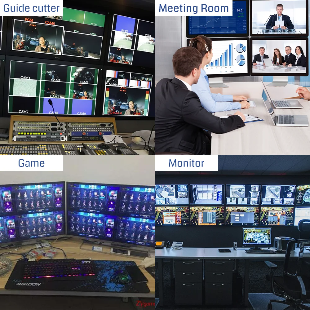 8 Input 8 Output Video Matrix Switcher 3d Matrix Switch 2x4 4x2 4k60 ...