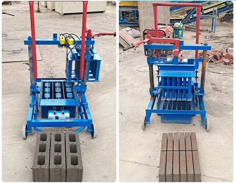 Manual Clay Earth Hand Press Brick Making Machine For Interlocking ...