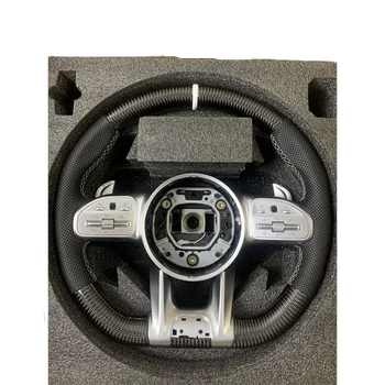 Carbon Fiber Amg Steering Wheel For Mercedes Benz Car A C E S Cls Glc ...