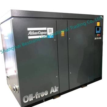 Atlas Copco Oil-free Air Compressor Zr 75 Vsd Copy - Buy Portable Air ...