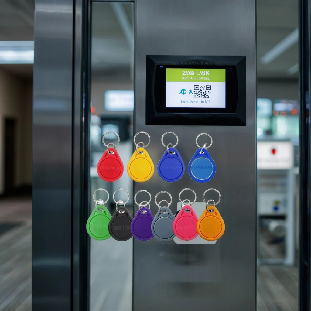 125 KHZ RFID ABS Keyfob Tag with 2/UID for Access Control Hotel ...