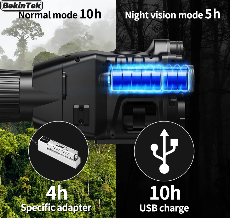 Nvg Digital Night Vision Binoculars Optics Telescope Zoom Full Thermal ...