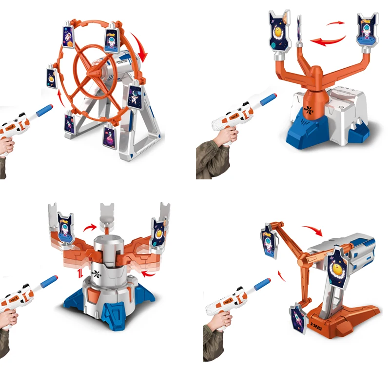 Musical Shooting Target Toy Gun Automatic Reset Shooting Target ...