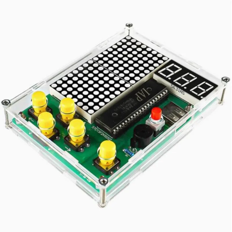 DIY Pixel Game Maker Kit Electronics DIY Soldering Project Practice ...