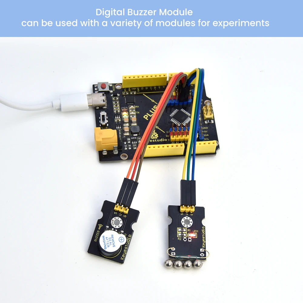 Keyestudio 5v Active Digital Buzzer Sensor Module For Mcu Avr For ...