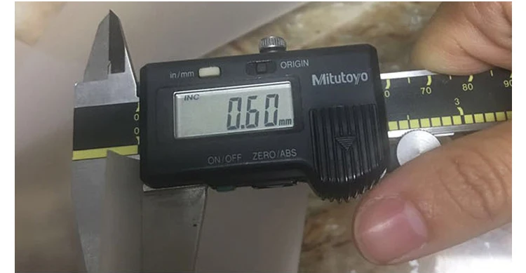 30m 110*0.5mm Bending Machine Traceless Film - White Rubber