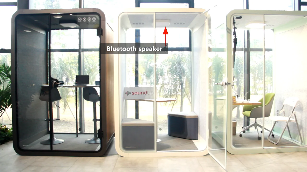 Movable Silence Soundproof Booth Minimalistic Glass Booth Office Pods ...