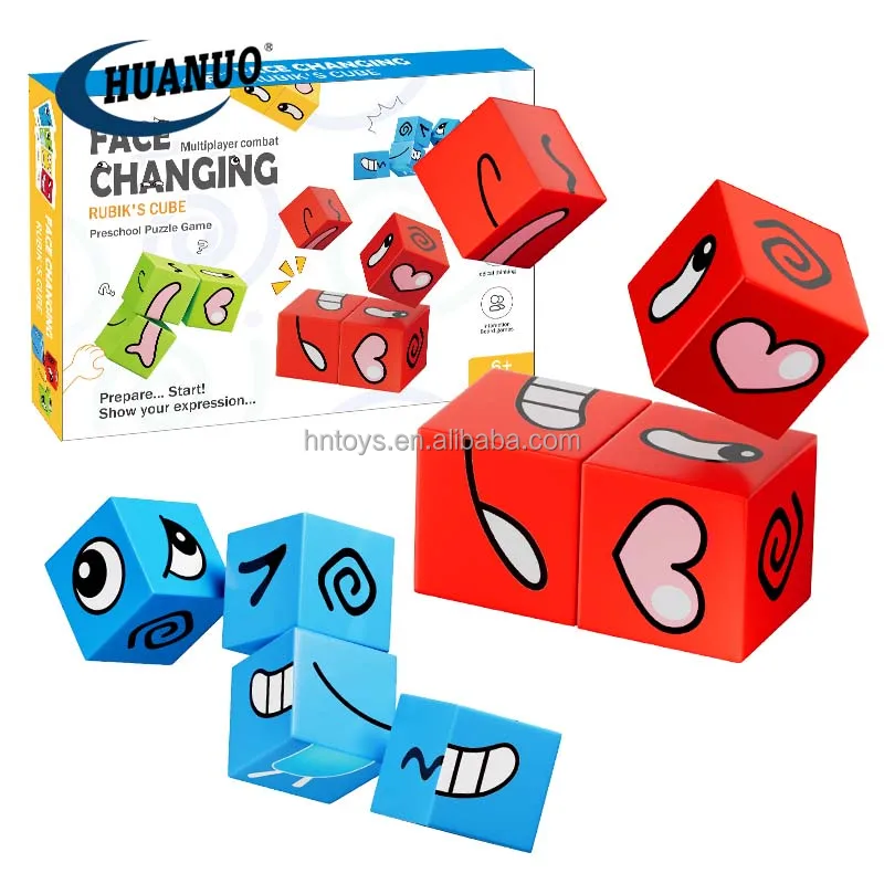 HUANUO Expression Puzzle Building Blocks Pattern Matching Game ...