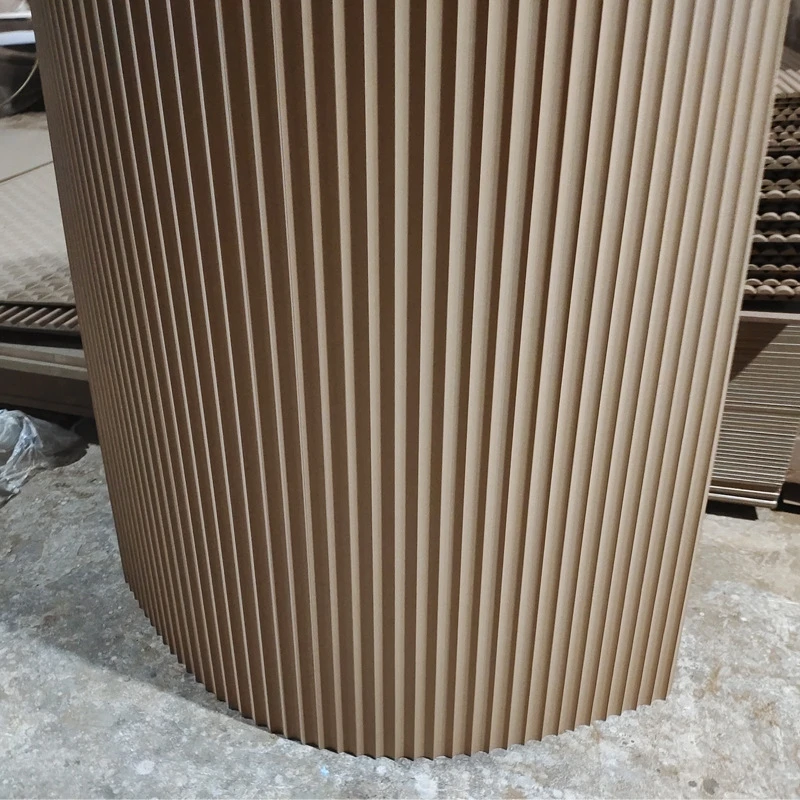 Curved 3d Fluted Mdf Wall Panels For Furniture And Wall Decoration 0834 ...