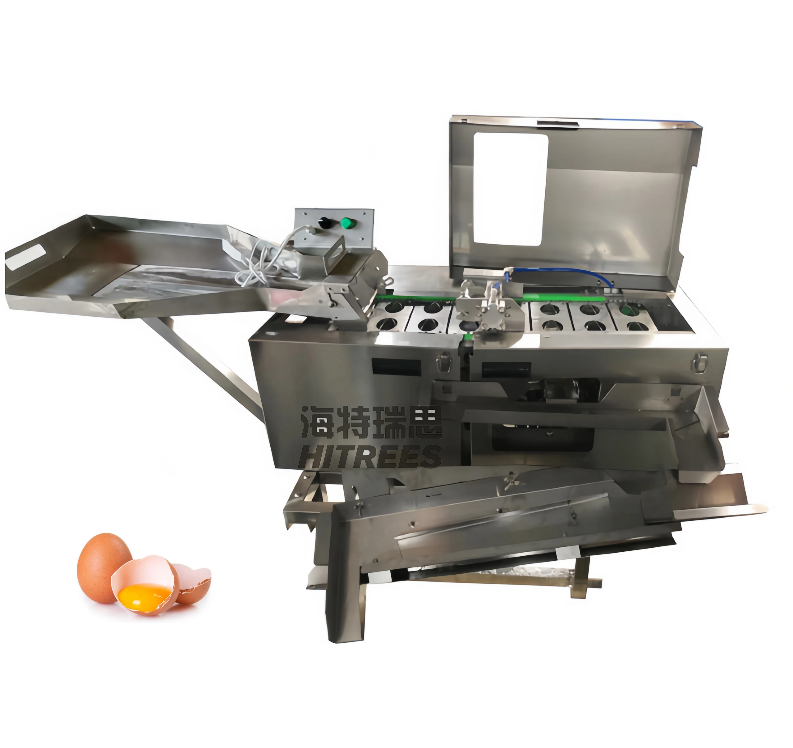 Automatic Stainless Steel Egg Breaker Machine /egg Cracking Machine For ...