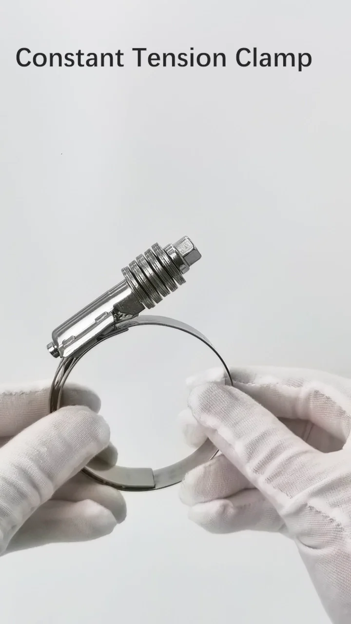 Heavy Duty American Type High Torque Constant Tension Hose Clamp With ...