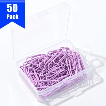 Purple Paperclips 1.1inch(28mm) Colorful Office Clip For School ...