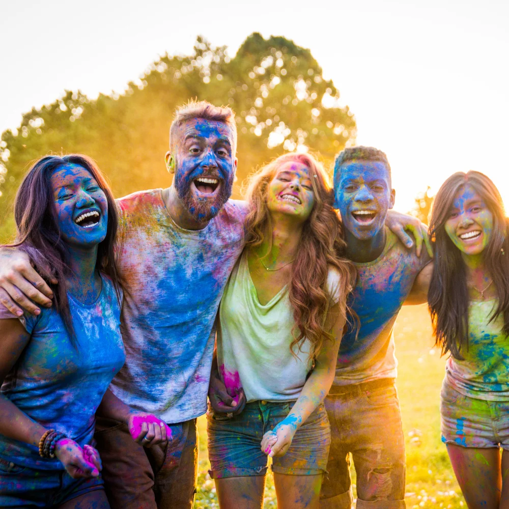 Holi Powder Packets - Colorful Smoke Color for Celebrations