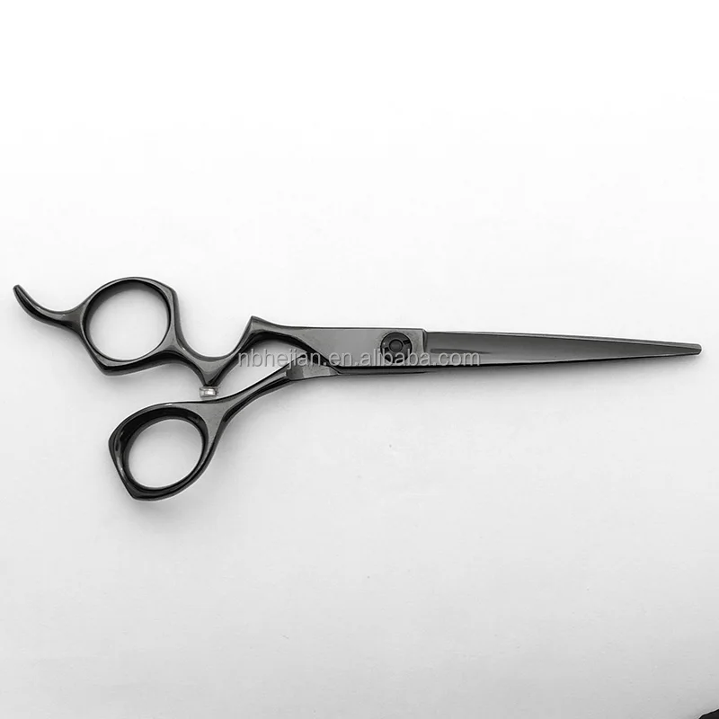 Black Stainless Steel Beauty Hair Scissors Set 6 Inch Left-Handed ...