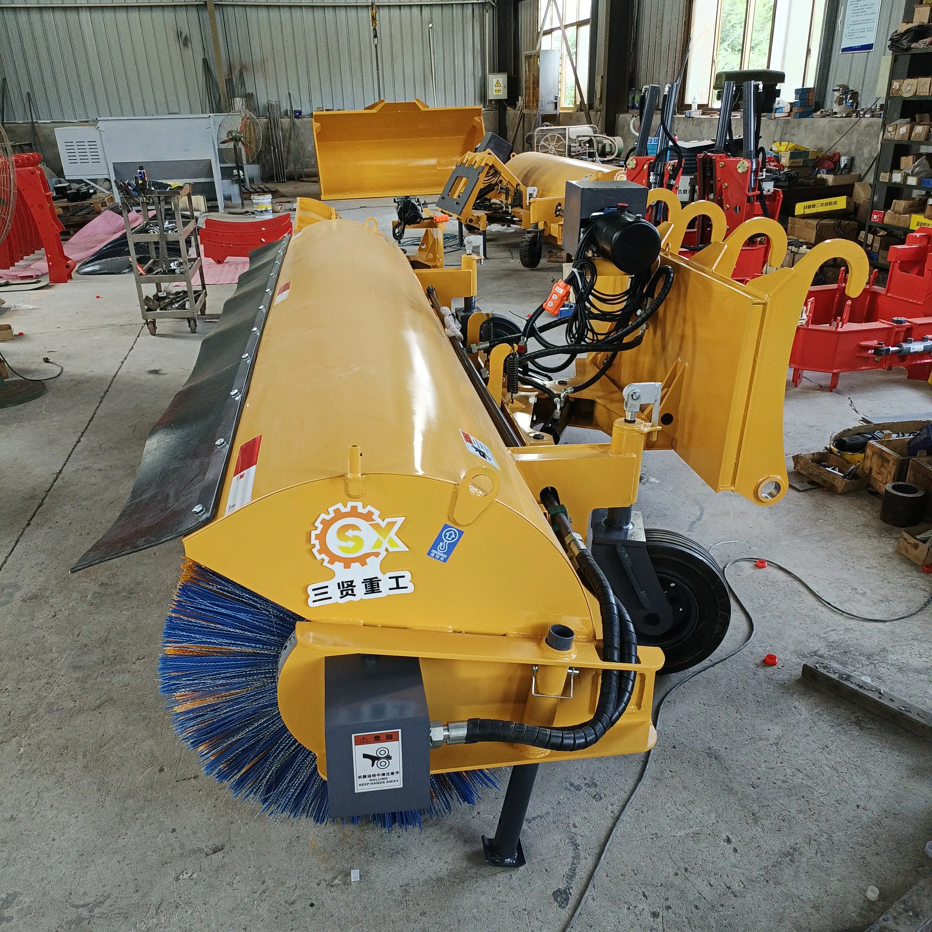 Hand Push Type Sweeping Machine Handheld Snow Sweeper Multifunctional ...