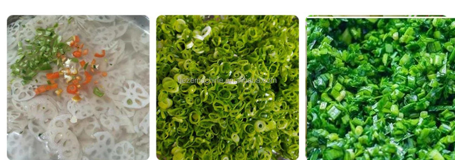 Efficient Leaf Vegetable Cutting Machine - HEZE Spinach Slicer