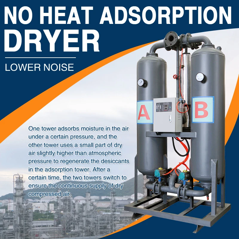 High Quality Air Dryer Twintower Series Air Dryer Heatless Regenerative ...