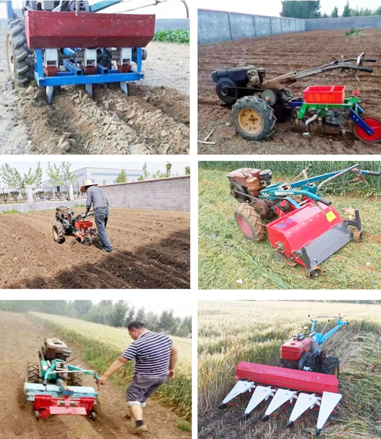 Farm Machines Small Tiller Machine Compact Ploughing Machine 12hp 15hp ...