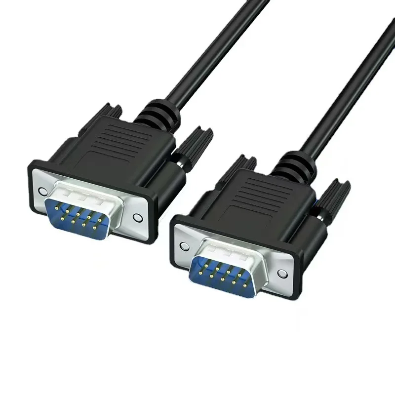 Custom RS232 DB9 Male/Female Serial Cable Pure Copper Straight/Elbow ...