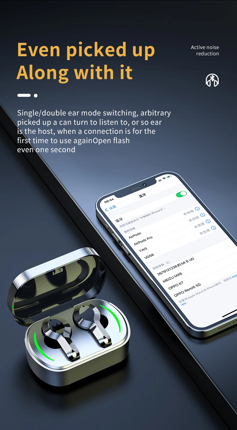 Hot Sale Q25 Pro Tws Wireless Bt 5.3 Earphone Noise Canceling Headset ...