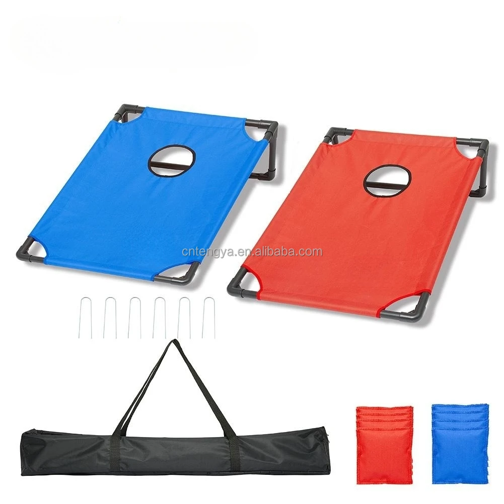 Custom Plastic Bean Bag Toss Set Corn Hole Game Cornhole Boards Game ...