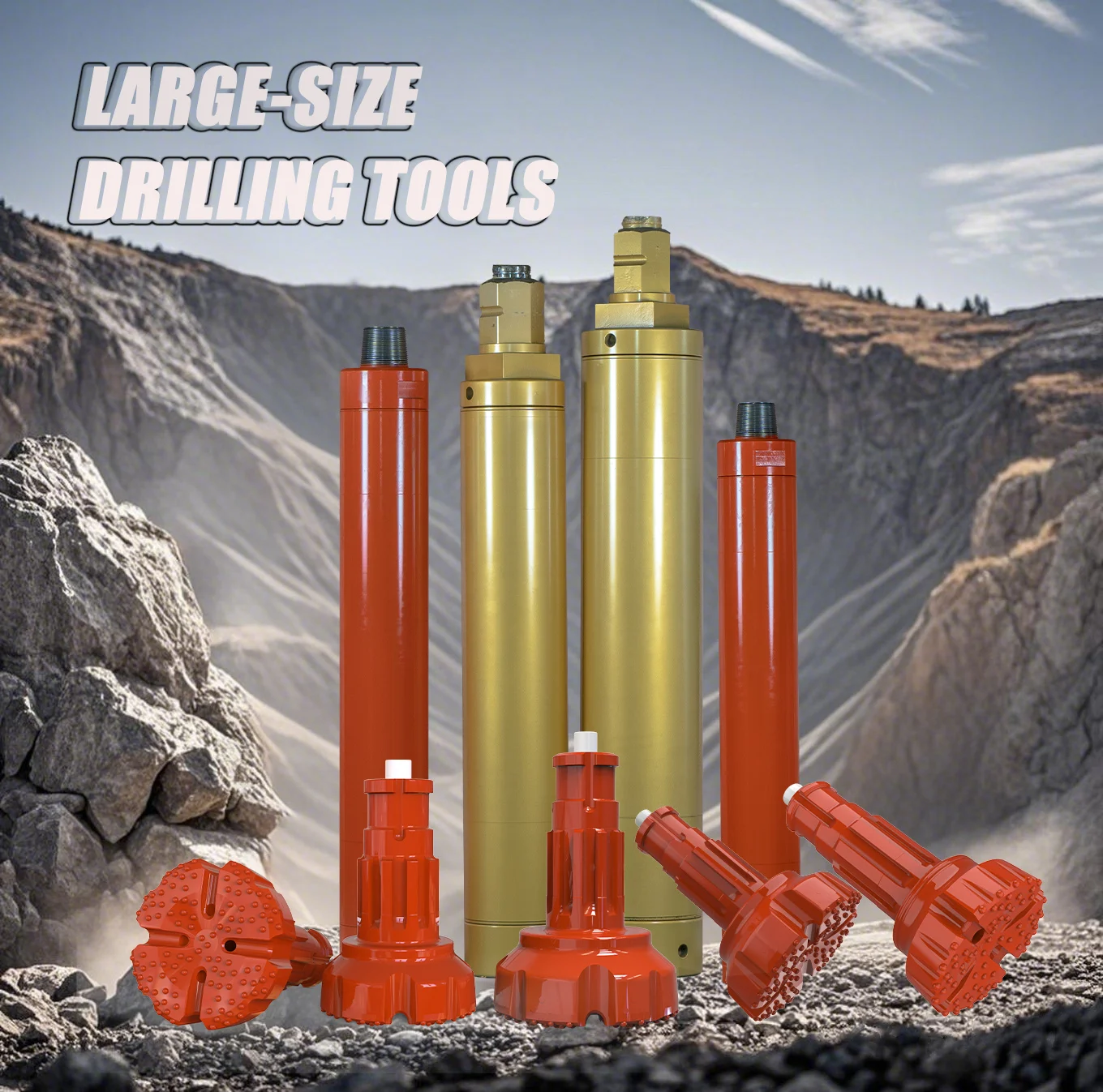 Large-Size Down-the-Hole Hammer Mining Drilling Tools DTH Hammer for ...