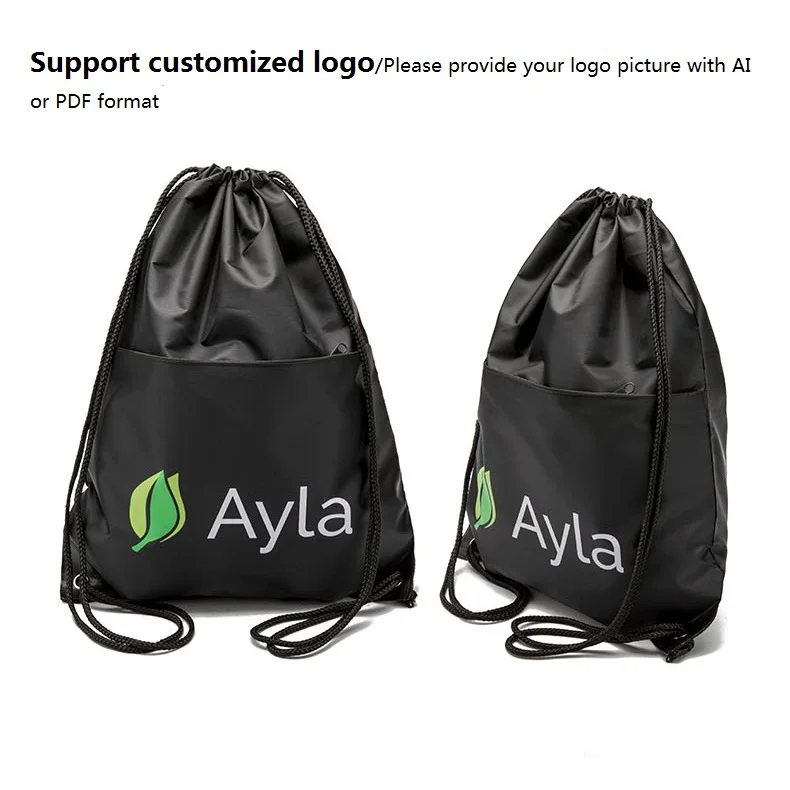 Vietnam Custom Cheap Polyester Drawstring Bag Gym Sports Drawstring Bag ...