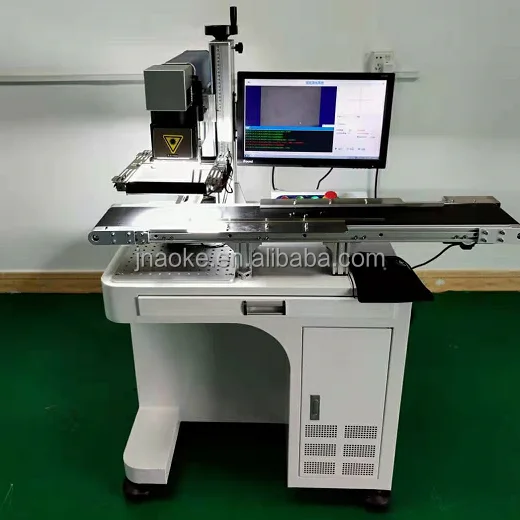 Automatic Laser Marker CCD Camera 50w Raycus Fiber Laser Uv Marking ...