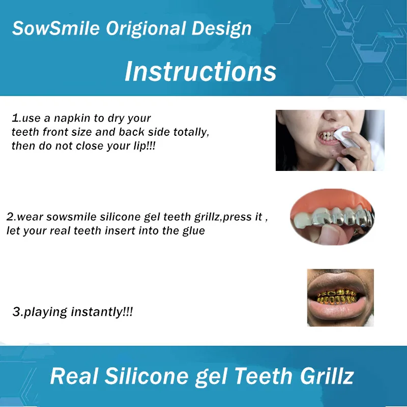 Sowsmile Dental Veneers - Perfect Smile Snap on Covers