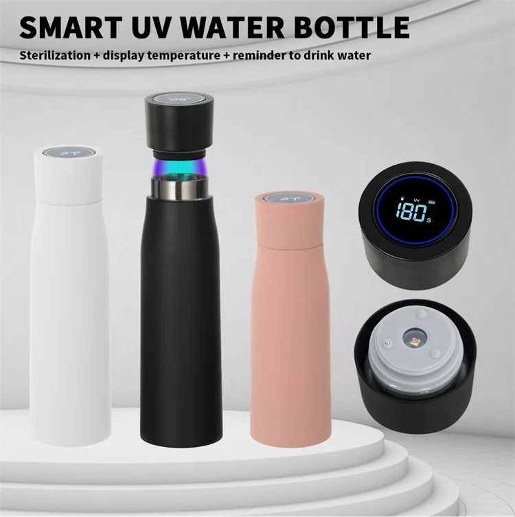 Mountop UV-C Water Purifier - Self Cleaning Smart Bottle