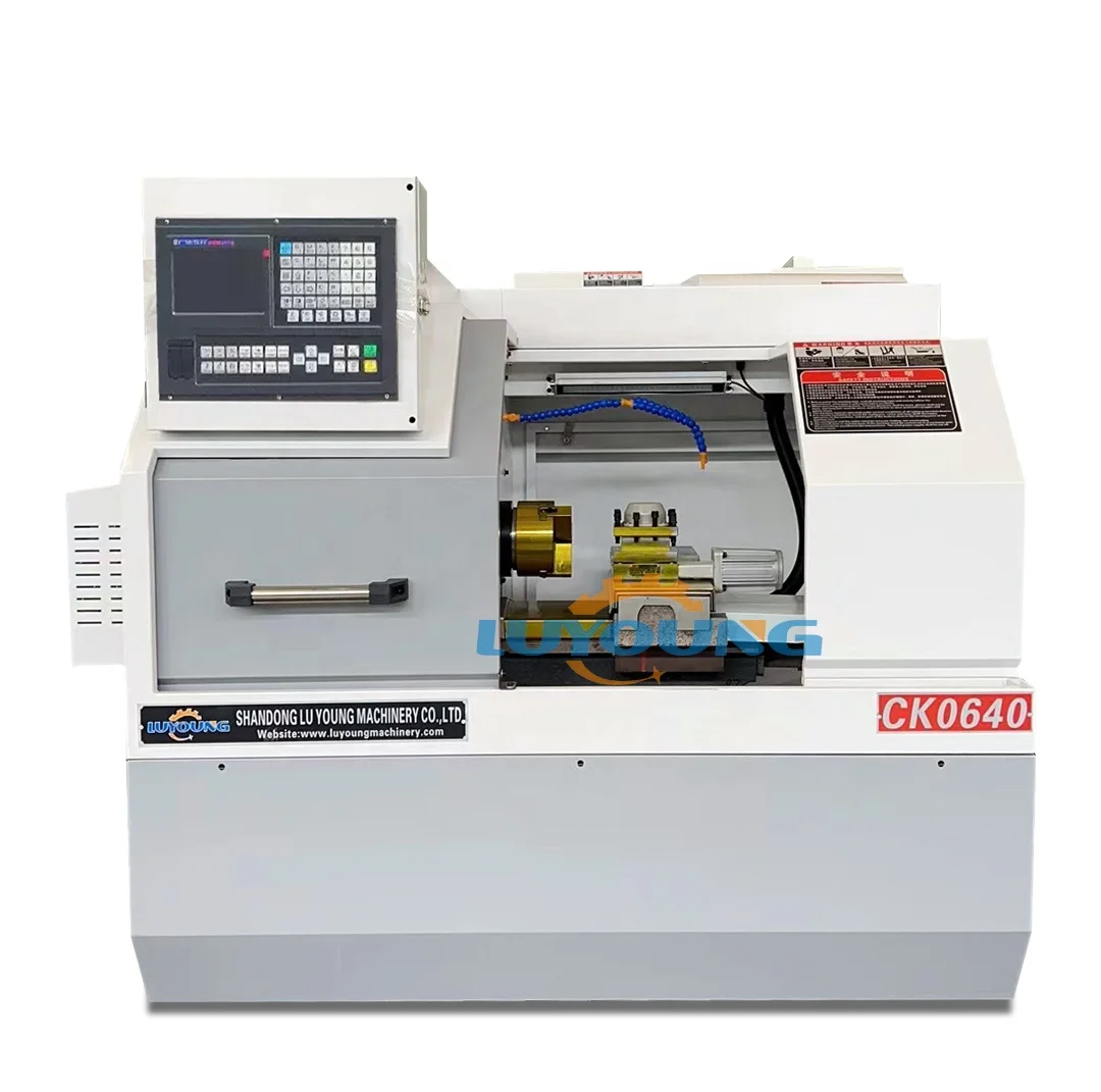 CK0640 Small Metal CNC Turning Automatic Chuck Lathe Machine Center