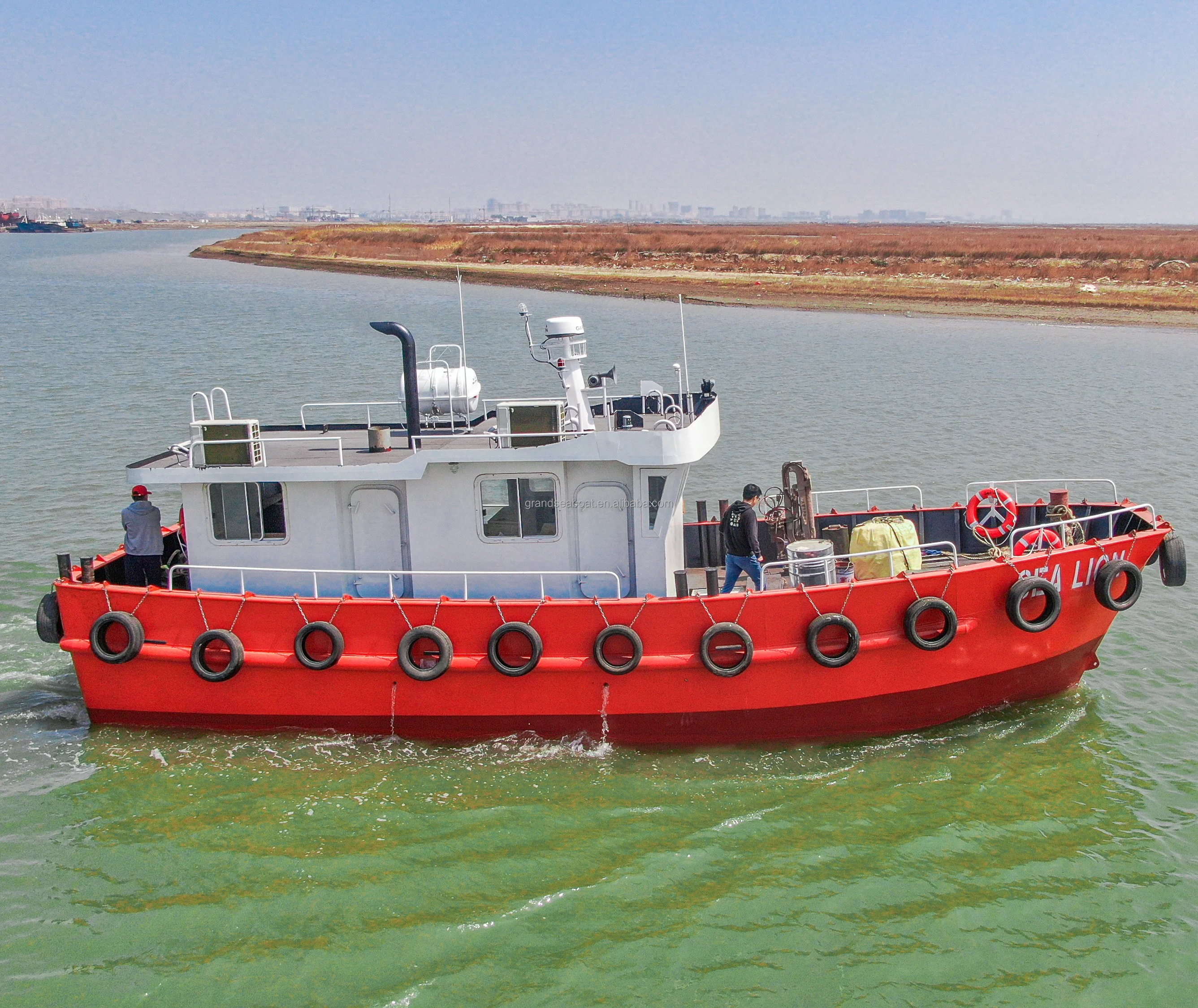 Grandsea 18m Steel Catamaran Work Barge - 8 Ton Load Capacity, 10 Knots ...