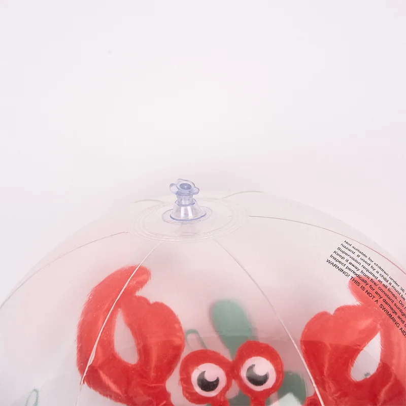 Inflatable 3D Crab Beach Ball for Kids Water Toy Pool Balls Summer ...