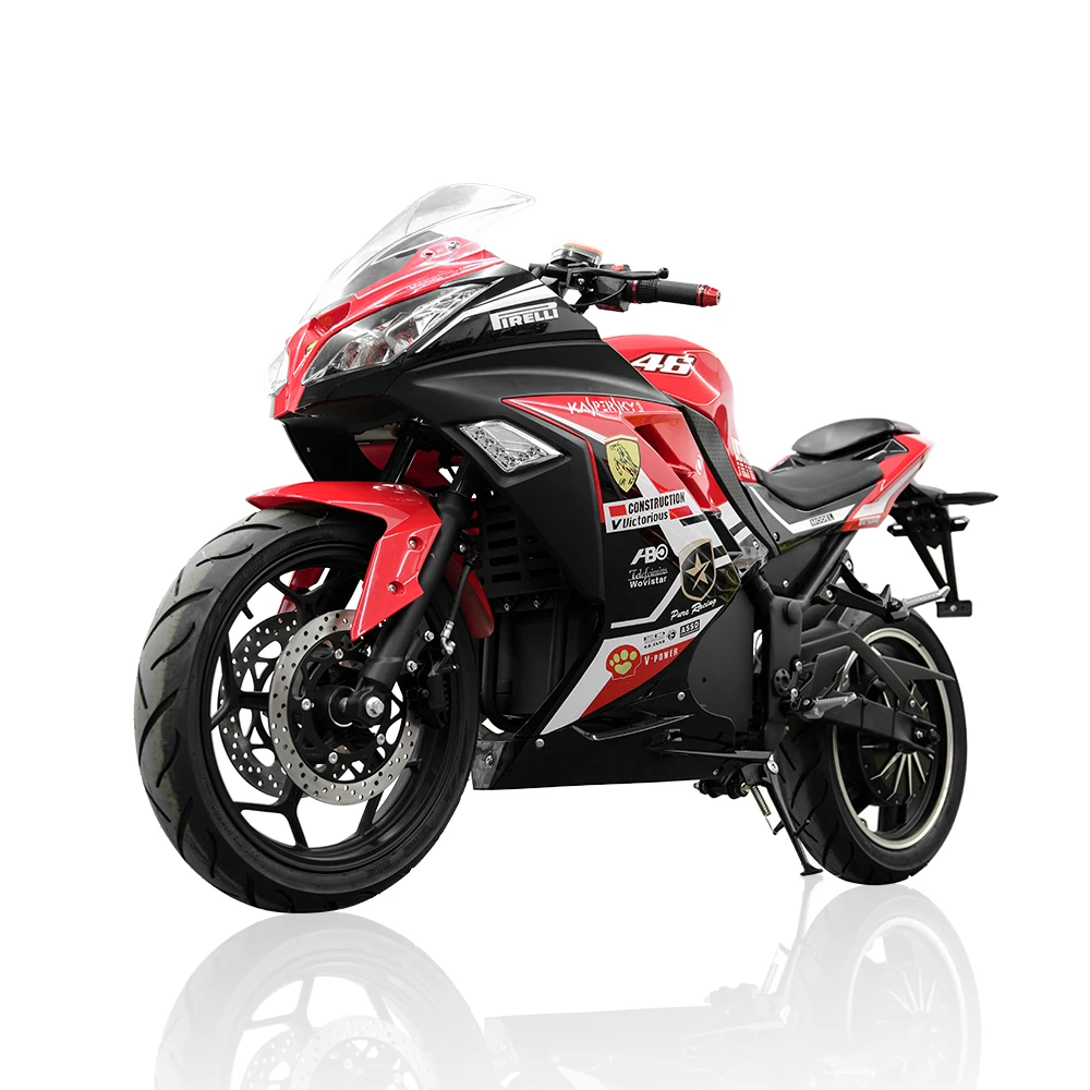 Modern Racing Electric Motorcycle Eec 5000w 8000w For Adult 72v 50ah ...