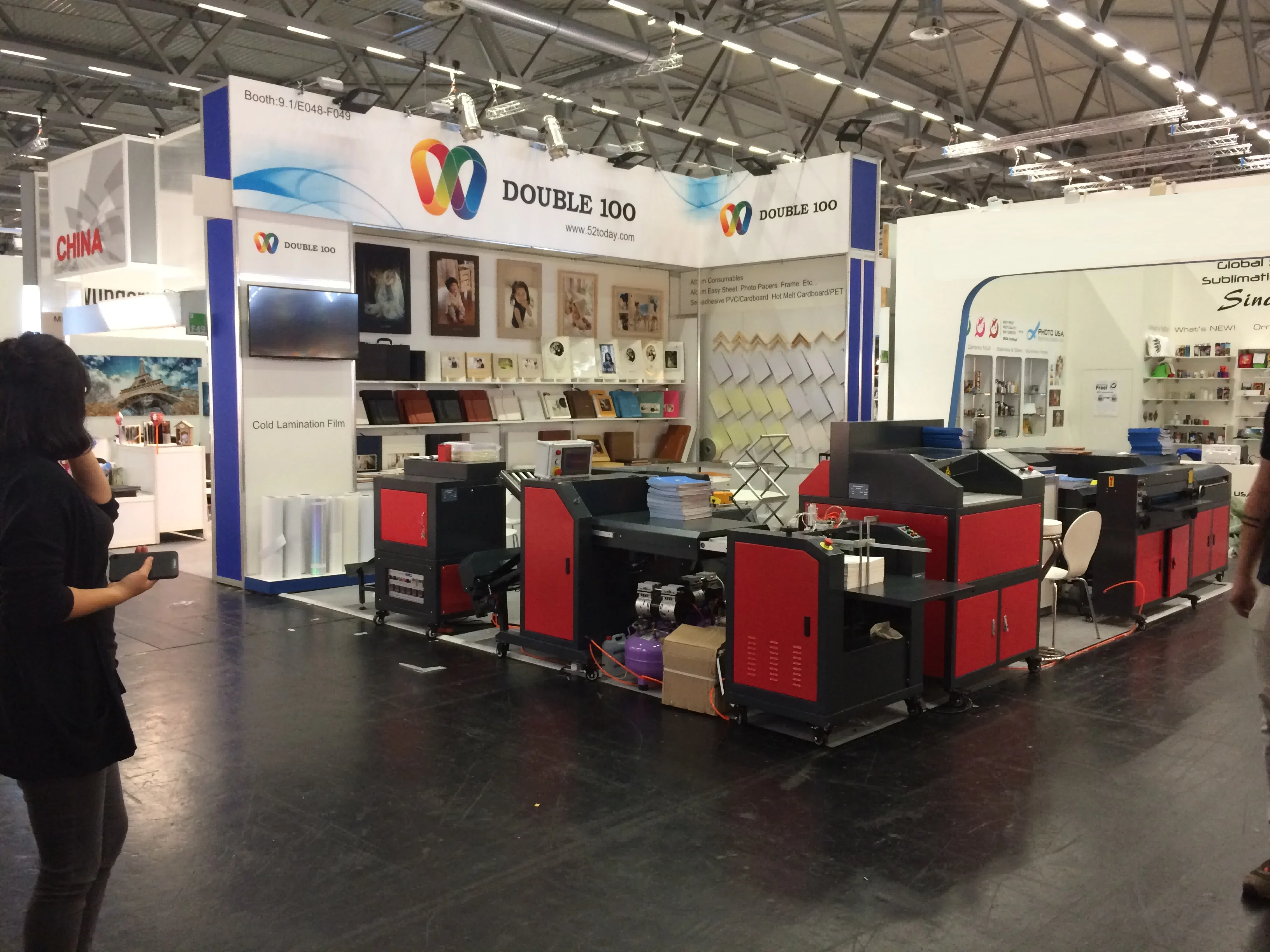 Double100 Desktop Paper Gluing Glue Coating Machine - Easy to Operate