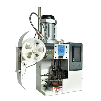 Semi-automatic Peeling And Crimping Machine For Sheathing Line Wires ...