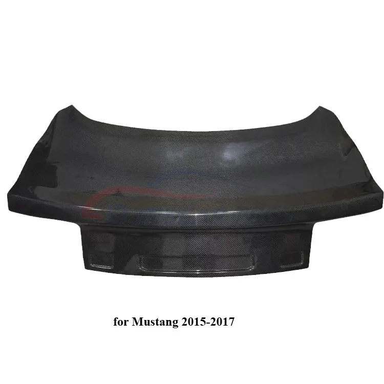 Carbon Fiber Trunk Lid Ducktail Boot for F Ord M Ustang 2015 2016 2017 ...