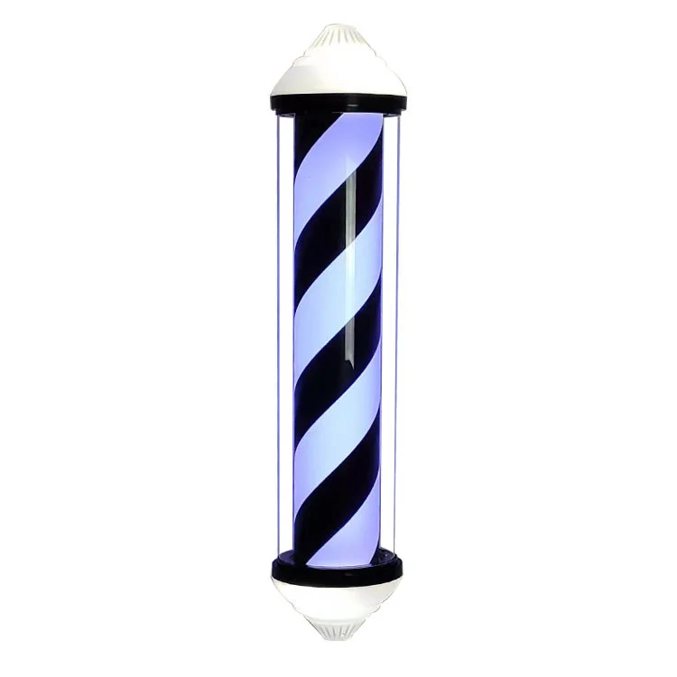 Dongpin Vintage Rotating Light Barber Pole Red Blue White Led Sign ...