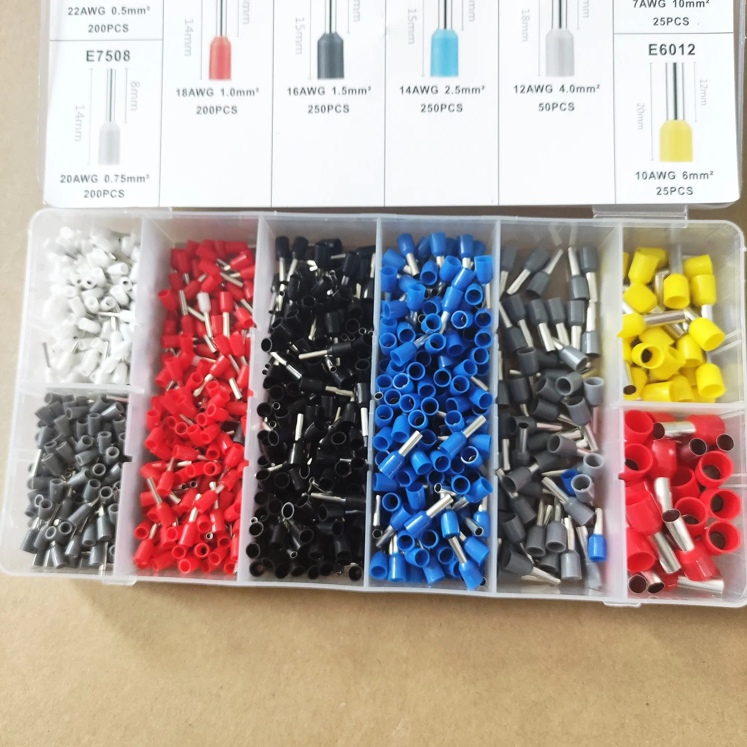 1200pcs 1250pcs 1800pcs 1900pcs Multi-functional Assorted Insulated ...