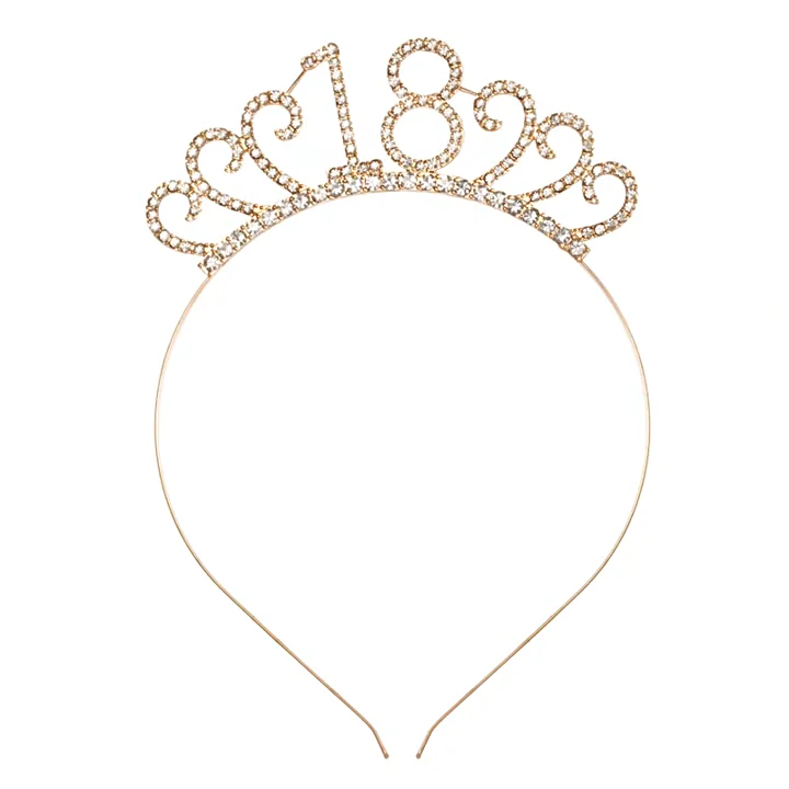 18 Birthday Pageant Crowns For Girl Customized Birthday Crown Tiara ...