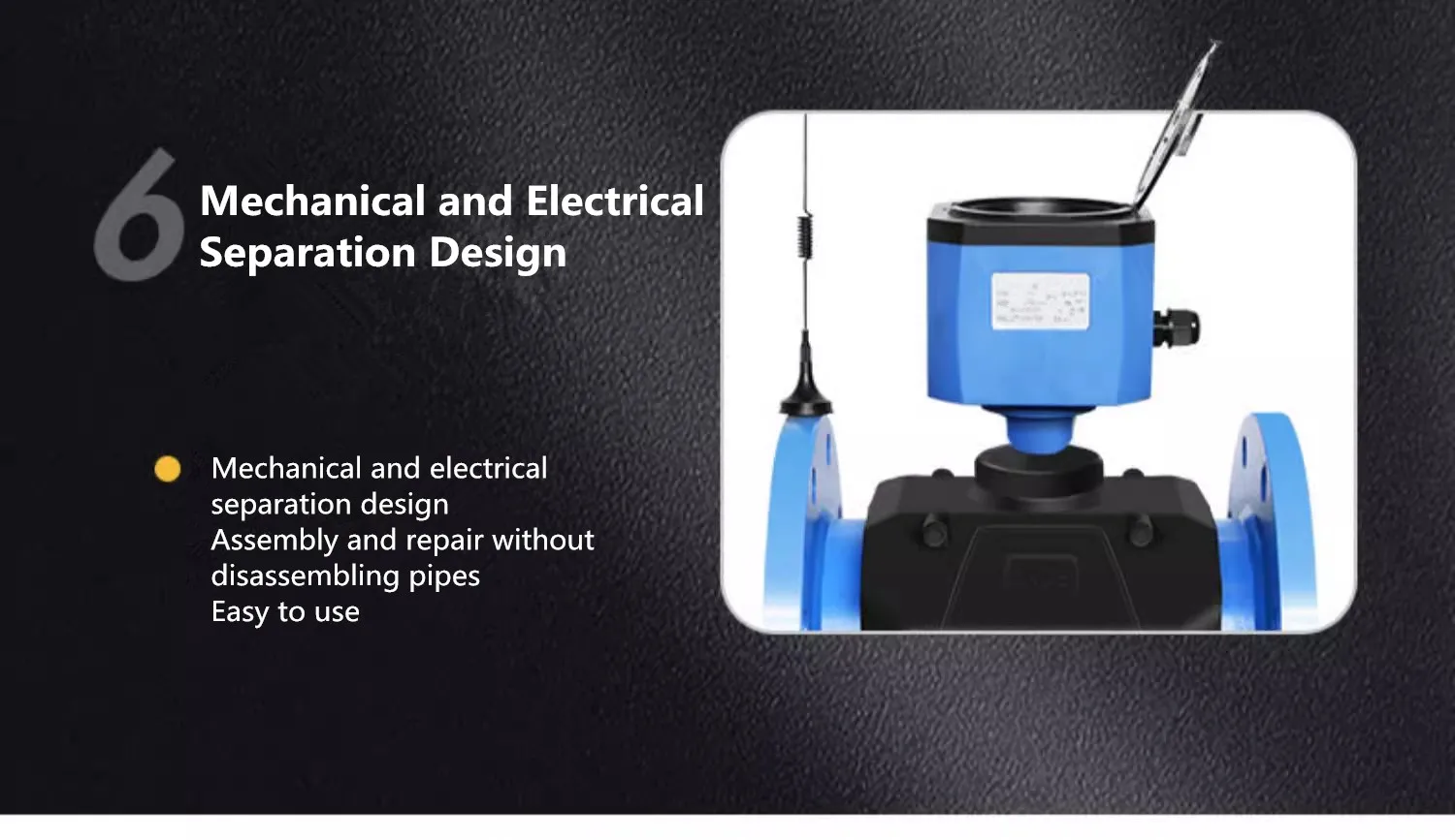 High Performance IP68 Protection RS485 Ultrasonic Water Meter DN80