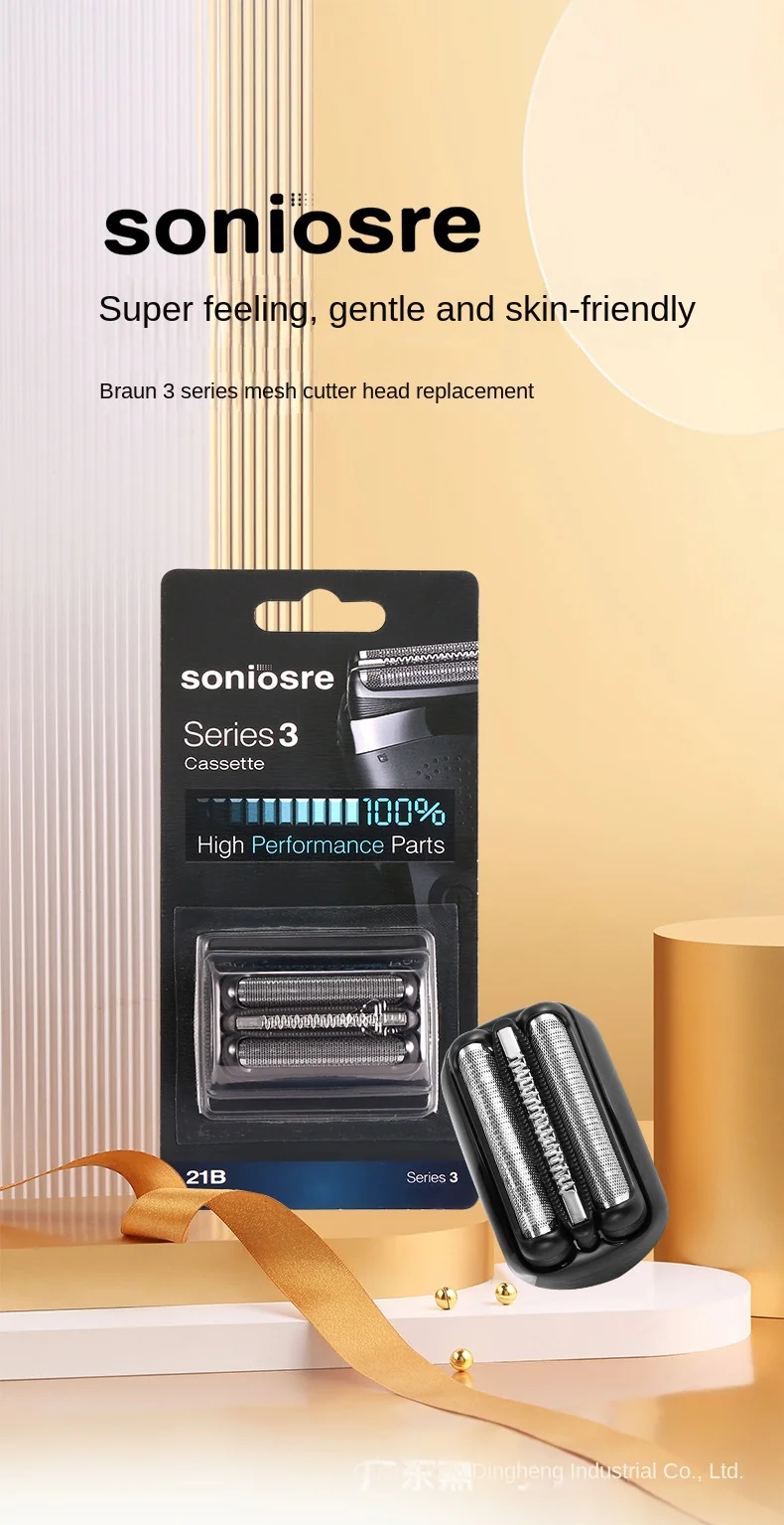 Double Edge Blade Mesh Cover Adapted To Braun 3 Series Shaver S3 For ...