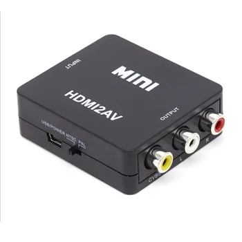 Hdmi2av Mini Hd To Av Converter Hd Video And Audio Adapter Box Cvbs Rca ...