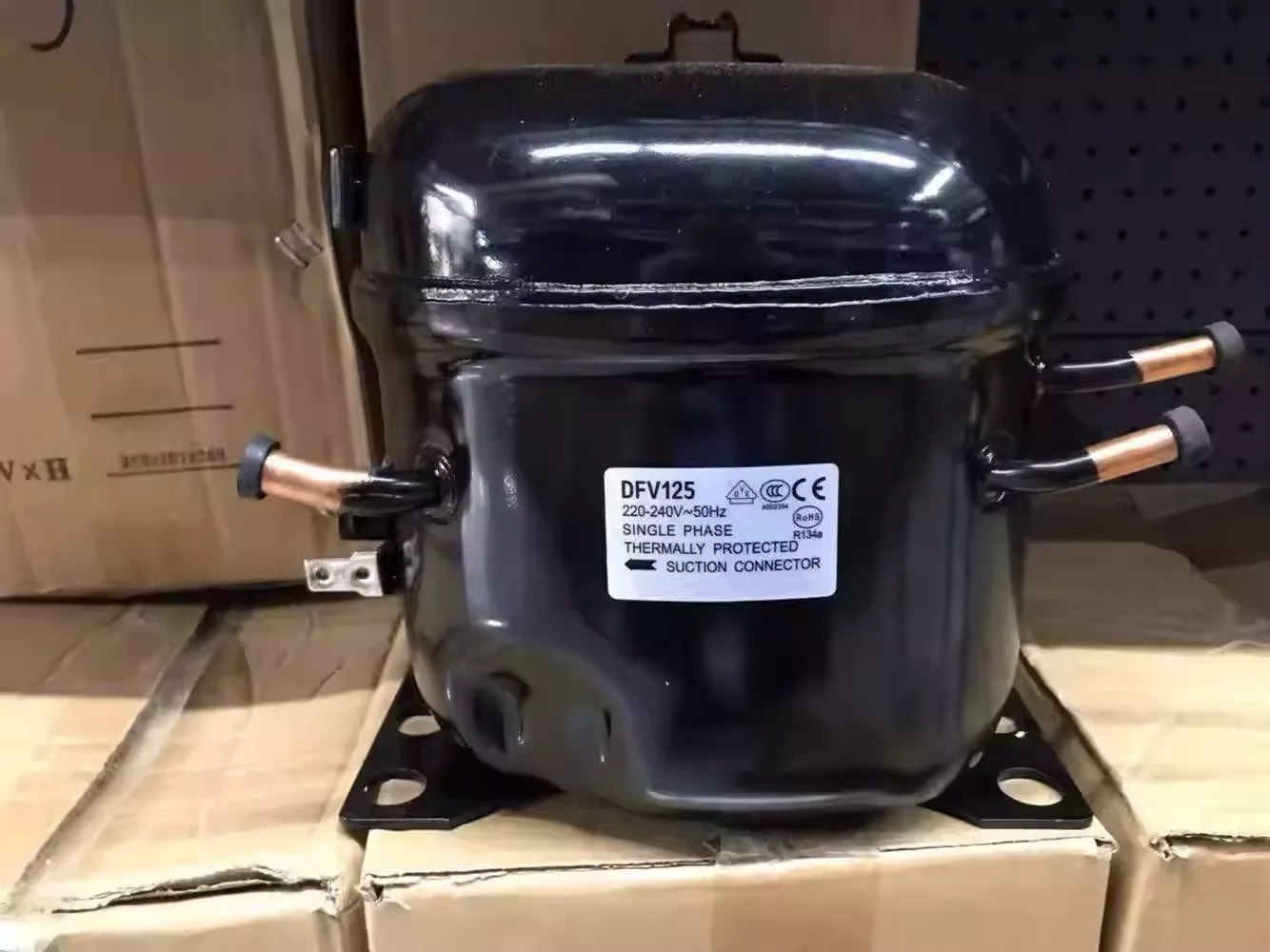 DFV125 Refrigerator Compressor - 1 Year Warranty & R134a