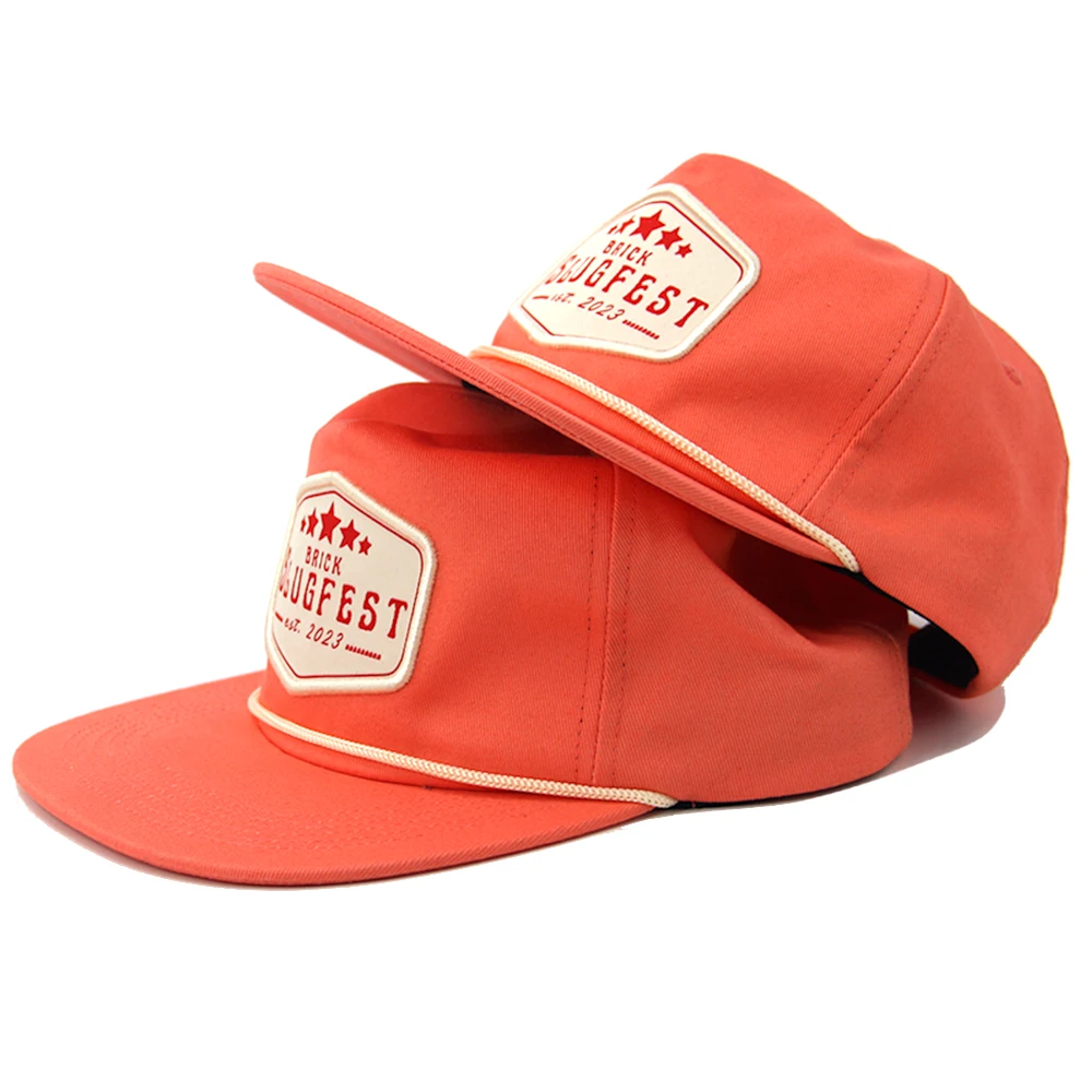 Oem Vintage Caps Custom Colorful Rope Unstructured 5 Panel Cotton ...